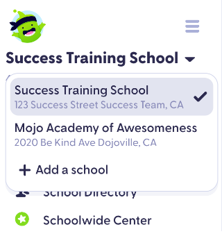 FAQ : rejoindre plusieurs établissements – ClassDojo Help Center