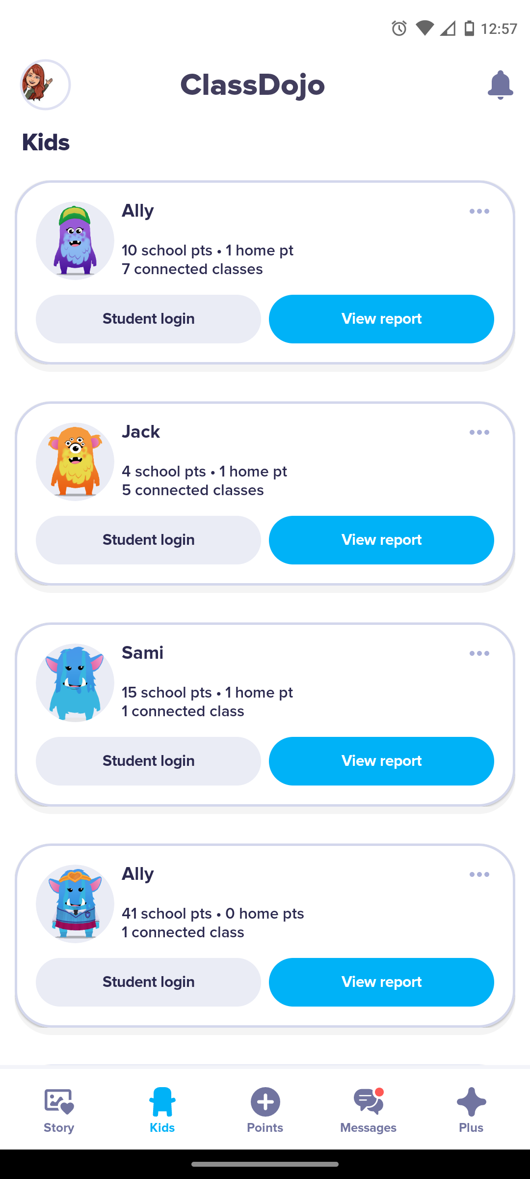 Acesse o QR Code individual do seu filho – ClassDojo Help Center