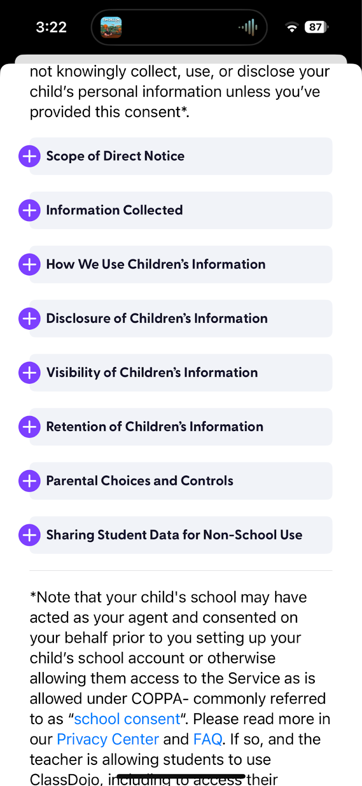 For parents: What consent must parents give for their child to use ...