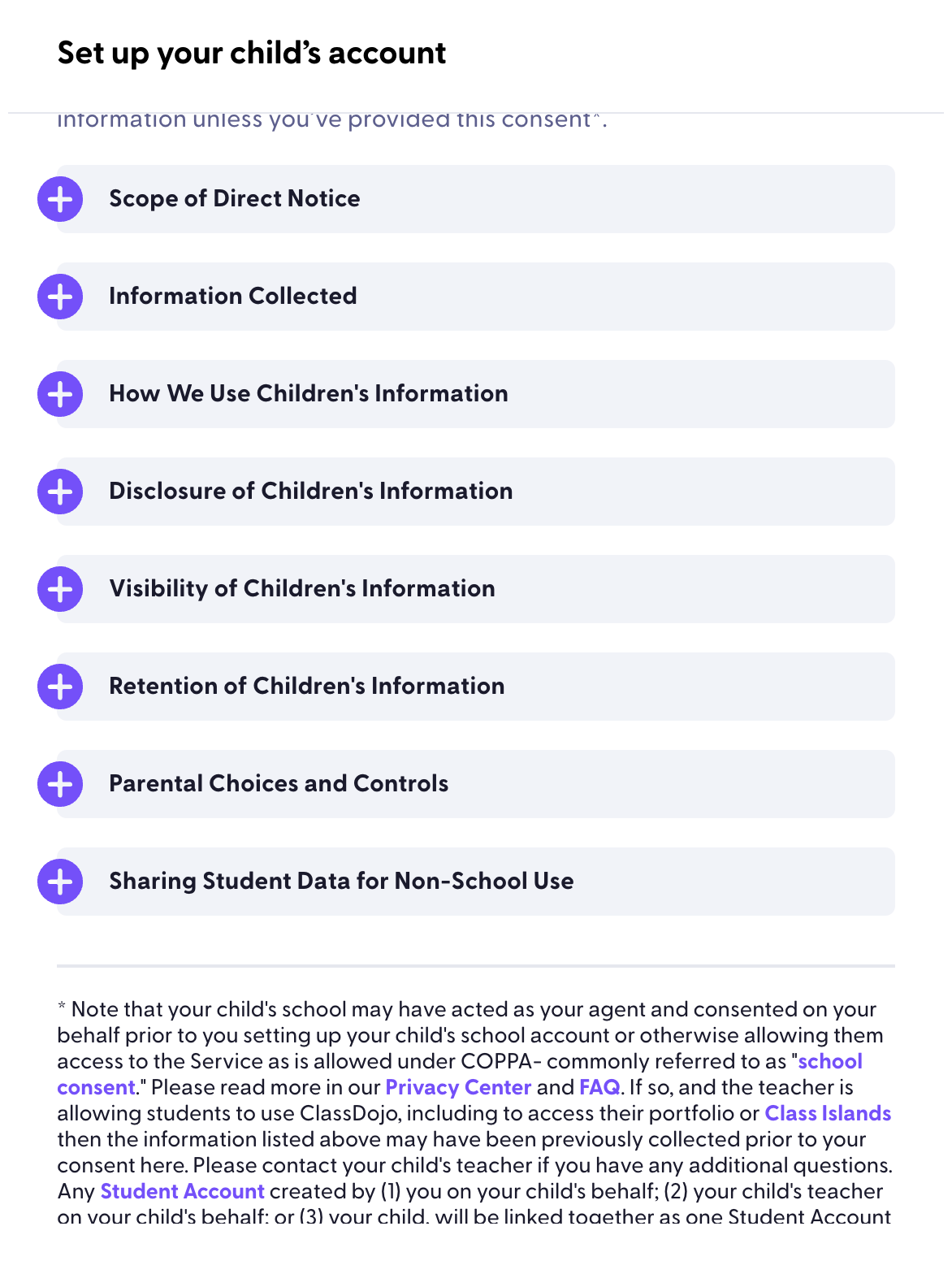 For parents: What consent must parents give for their child to use ...